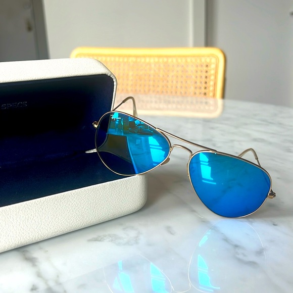 Ray-Ban | Accessories | Blue Lense Raybans Aviators Will Only Direct ...